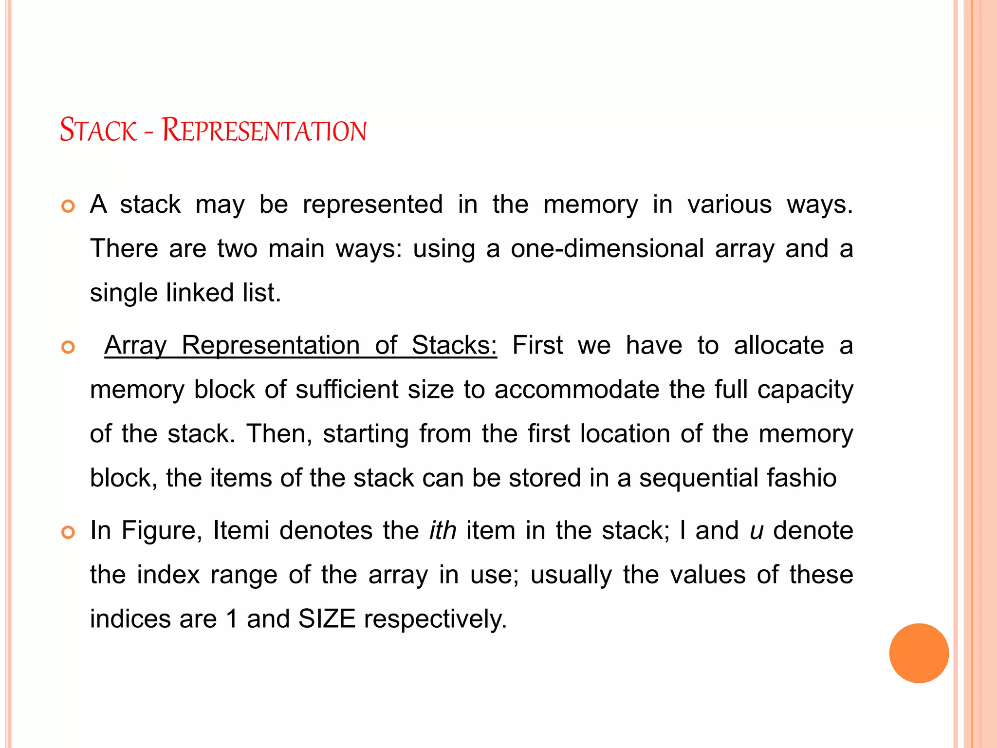 Stack and its operations | PPTX