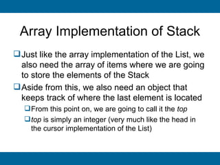 Stack and queue | PPT