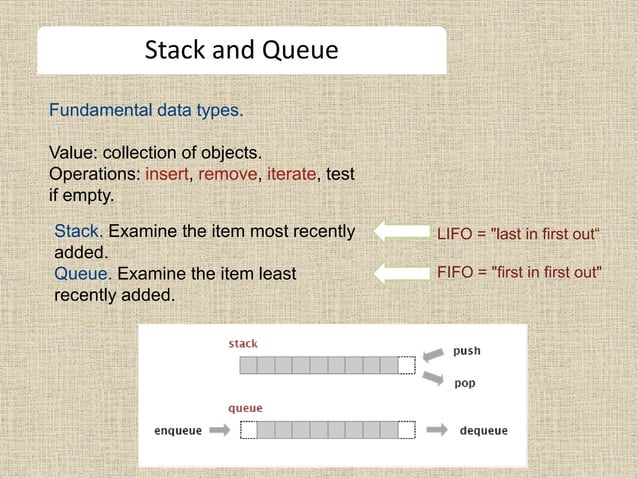 Stack and queue | PPT