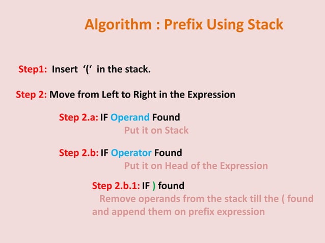 Stack and queue -polish notations | PPTX | Programming Languages | Computing
