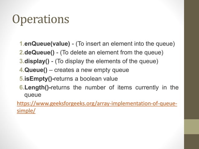 Stack and queue | PPT