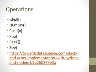 Stack and queue | PPT