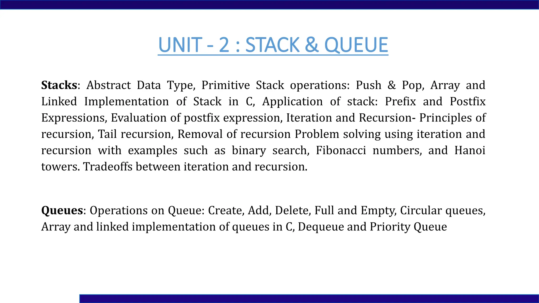 Stack and Queue.pptx university exam preparation | PPT