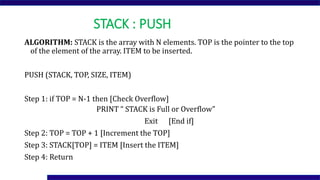 Stack and Queue.pptx university exam preparation | PPT