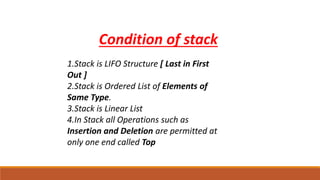 Stack and Queue | PPTX