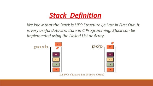 Stack and Queue