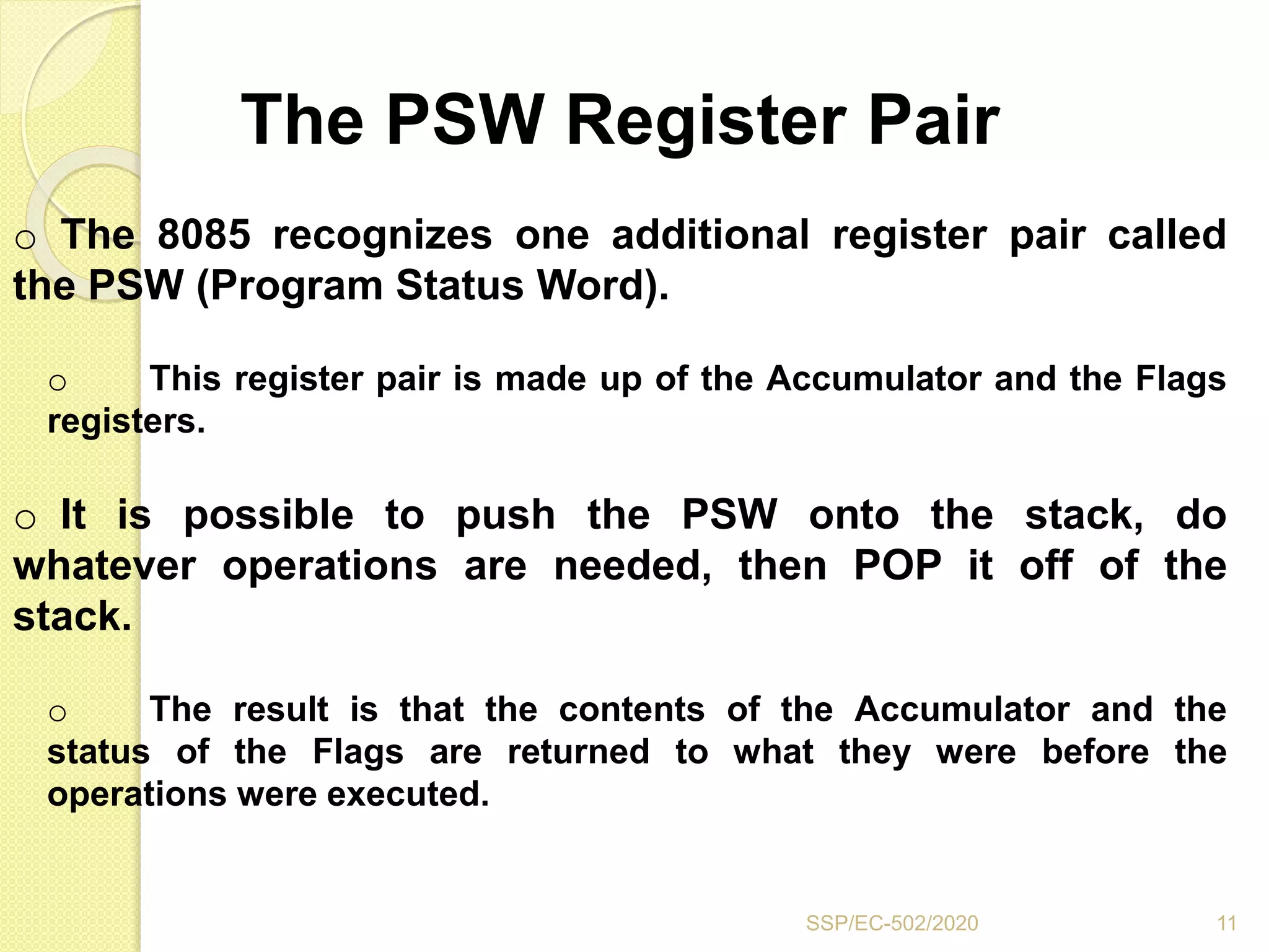 Stack and subroutine | PPTX