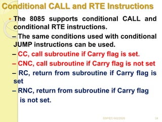 Stack and subroutine | PPTX
