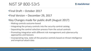 stackArmor - FedRAMP and 800-171 compliant cloud solutions | PPTX