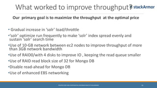 DevOps for ETL processing at scale with MongoDB, Solr, AWS and Chef | PPT