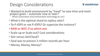DevOps for ETL processing at scale with MongoDB, Solr, AWS and Chef | PPT