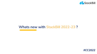 StackBill Workshop | PPT