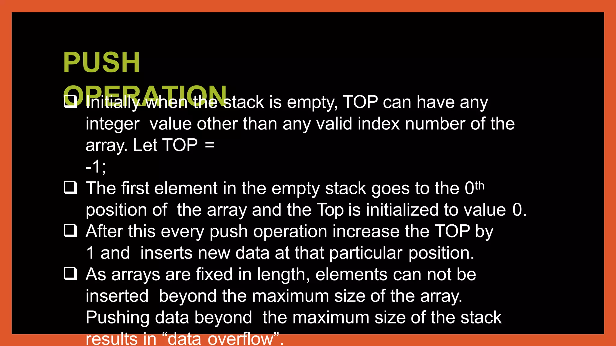 Stack data structure | PPTX
