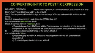 Stack data structure | PPTX