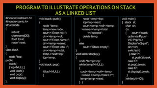 Stack data structure | PPTX