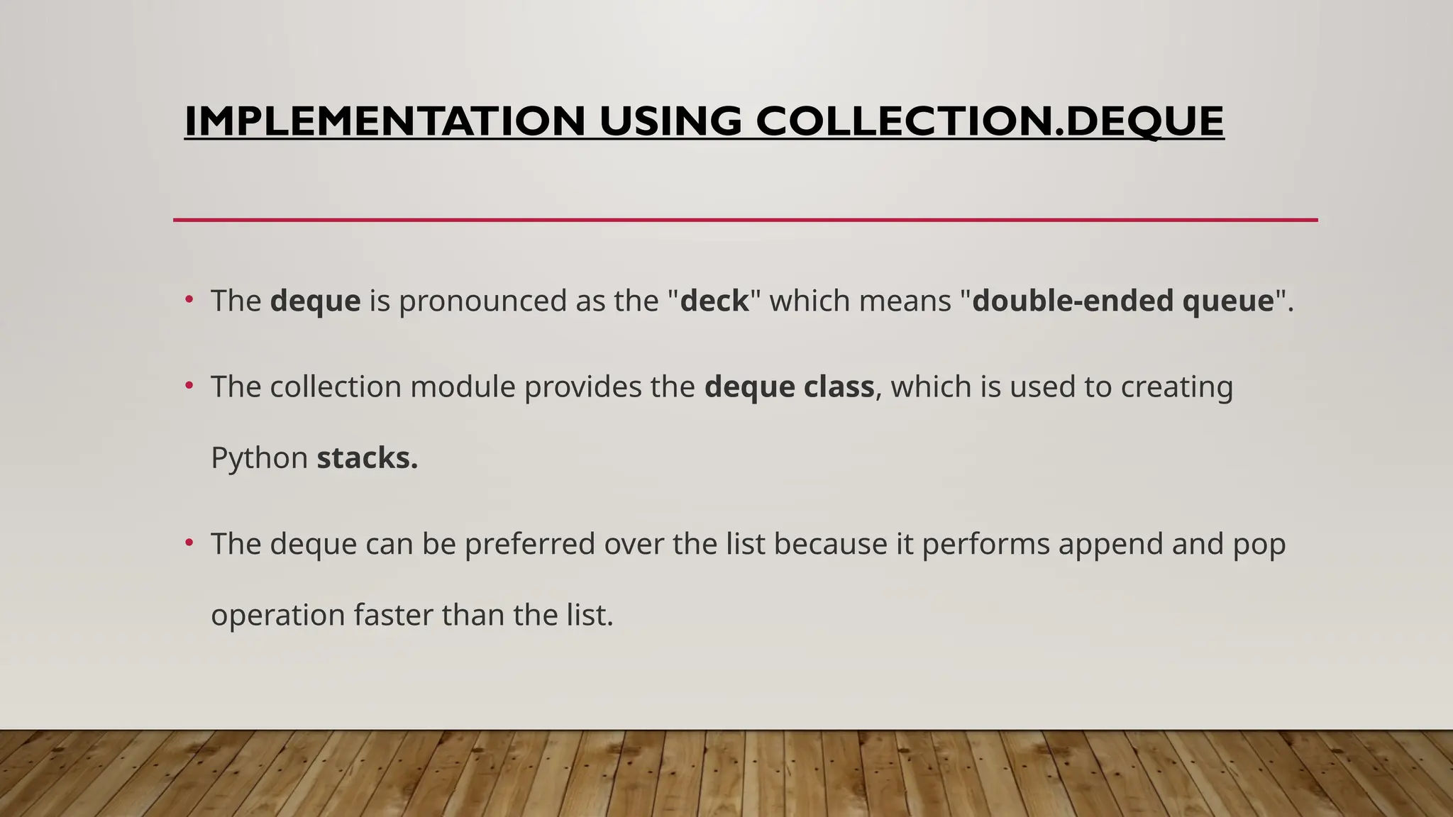 Data Structure Stack Operation In Python Ppt