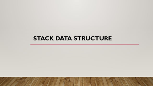 Data Structure Stack operation in python | PPTX