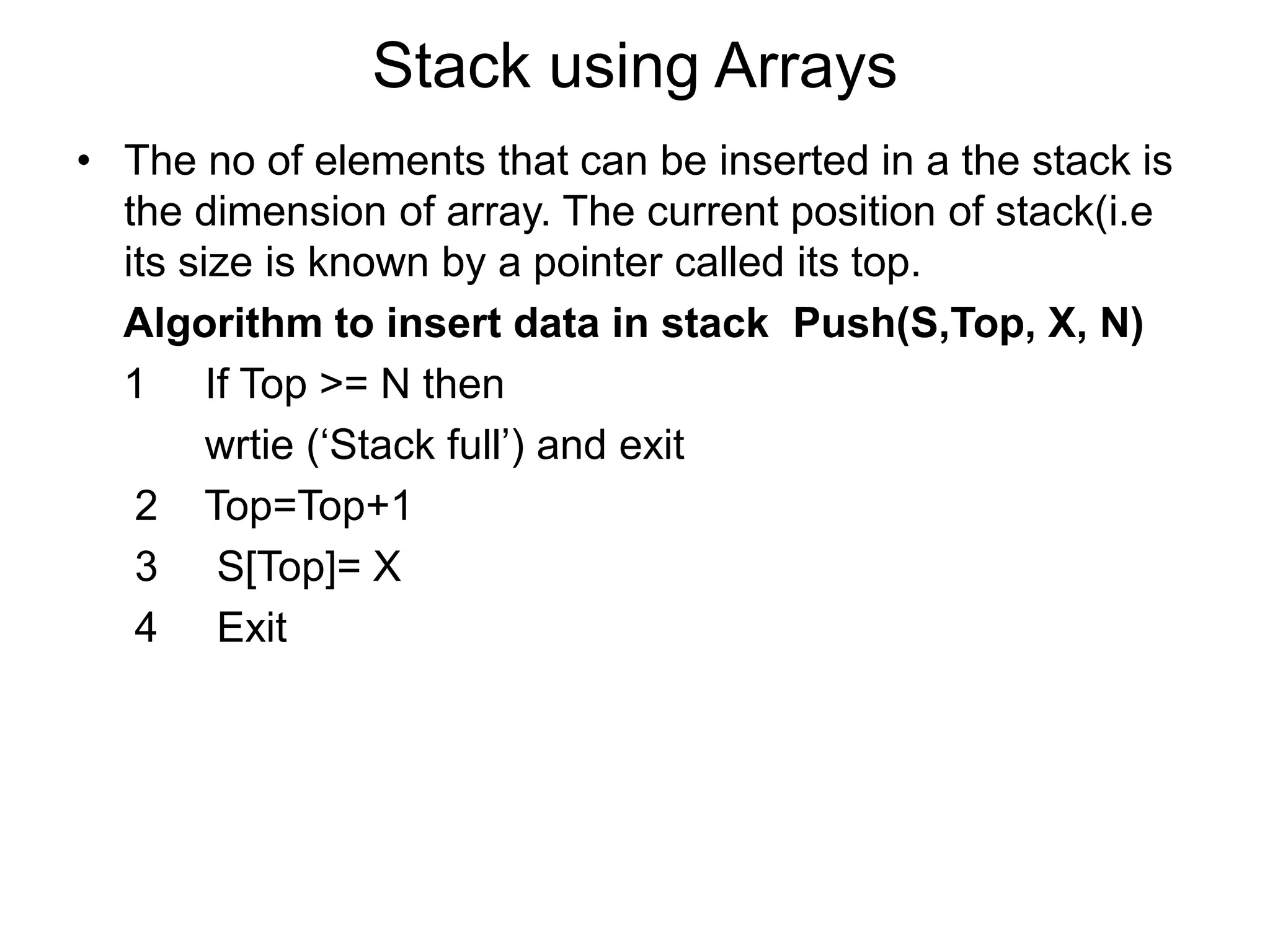 Introduction To Stack | PPT