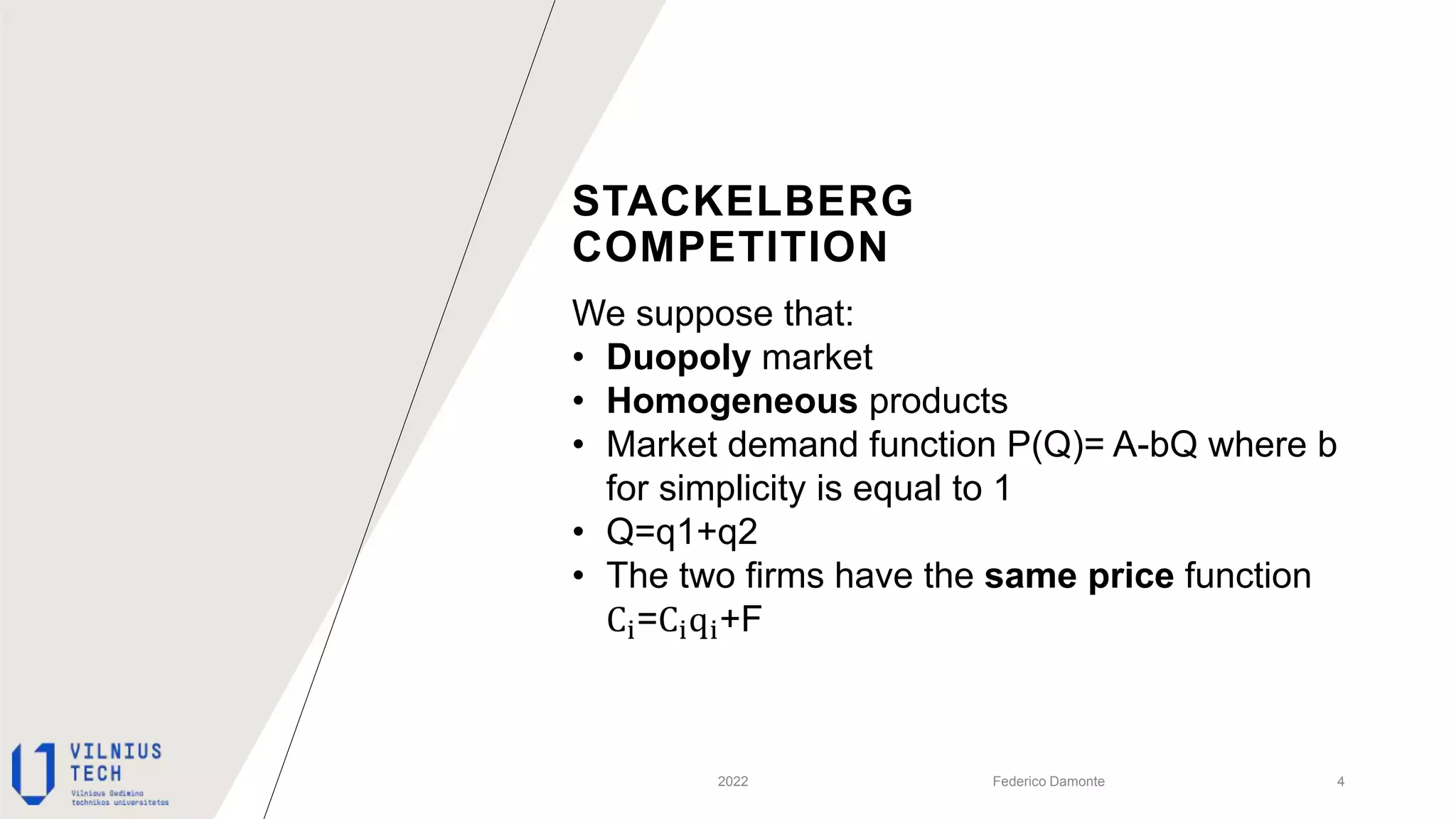 Stackelberg oligopoly & Dixit's model.pptx