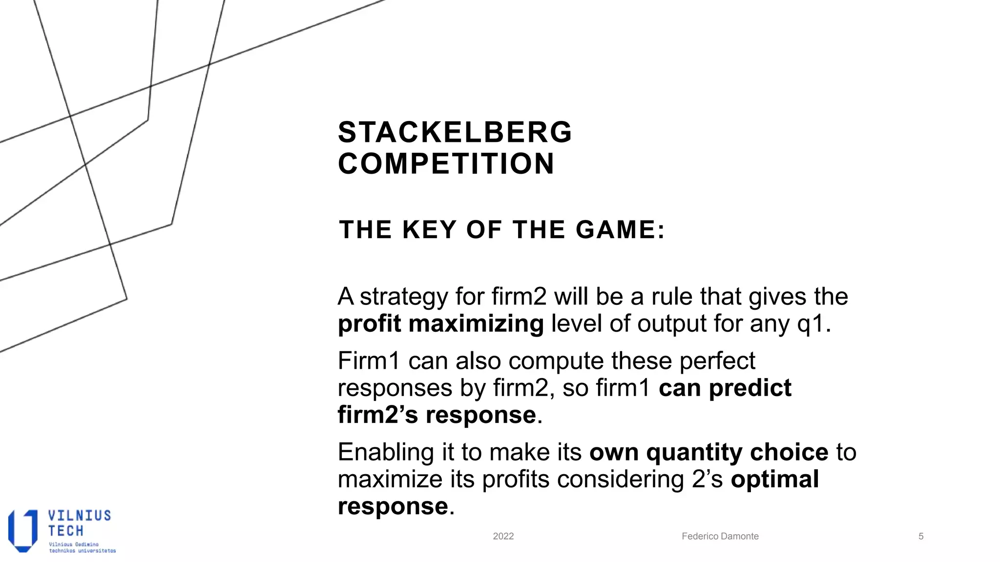 Stackelberg oligopoly & Dixit's model.pptx