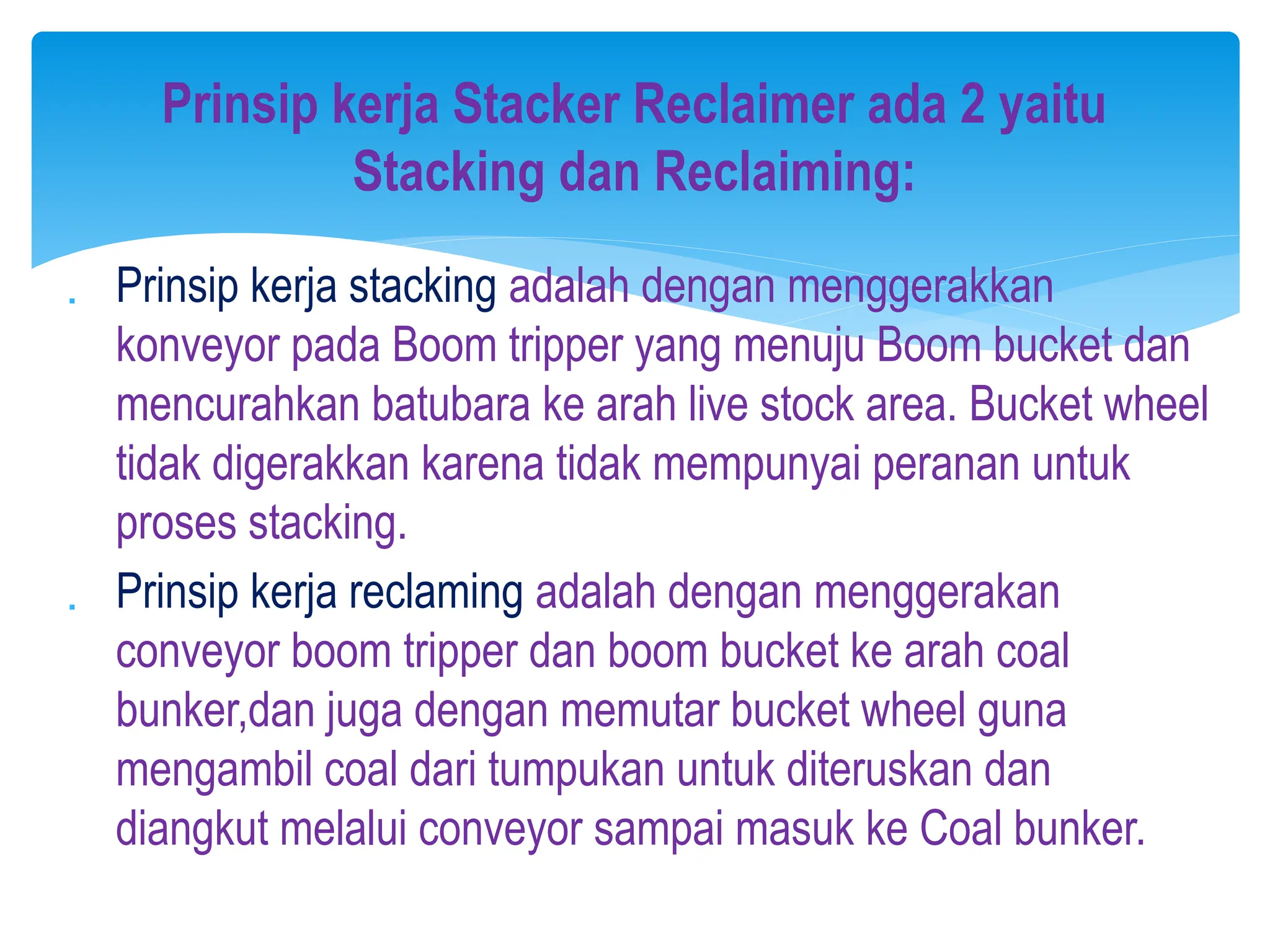 pengoperasian stacker dan reclaimer .pptx