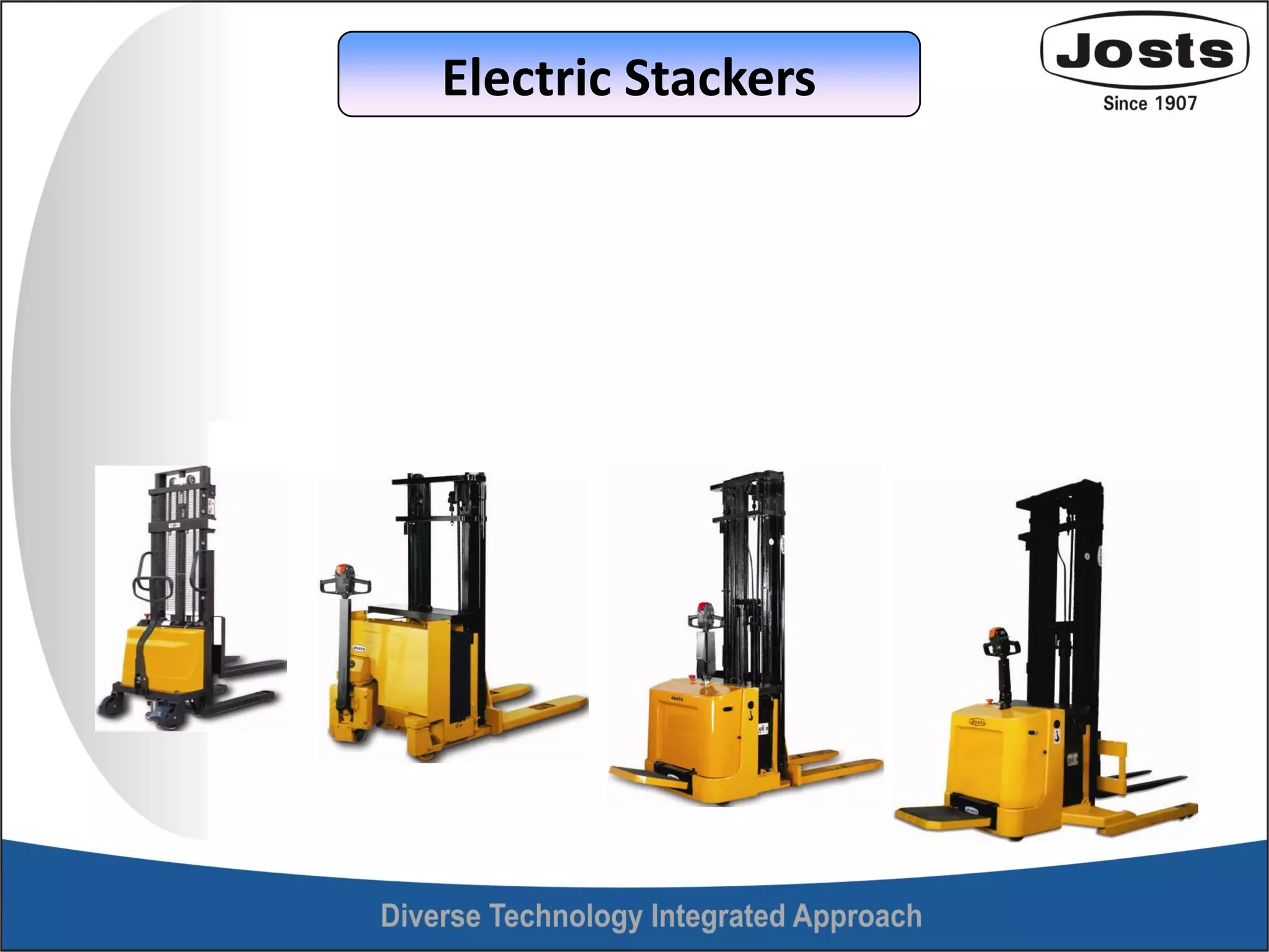 Electric Stacker | Reach Stacker | Material Handling Stacker | PDF