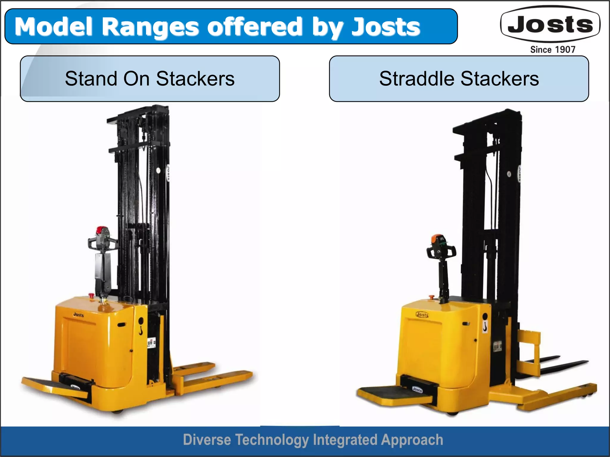 Electric Stacker | Reach Stacker | Material Handling Stacker | PDF