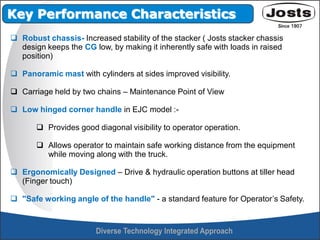 Electric Stacker | Reach Stacker | Material Handling Stacker | PDF