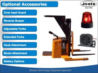 Electric Stacker | Reach Stacker | Material Handling Stacker | PDF