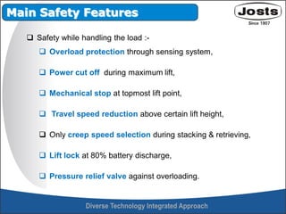 Electric Stacker | Reach Stacker | Material Handling Stacker | PDF