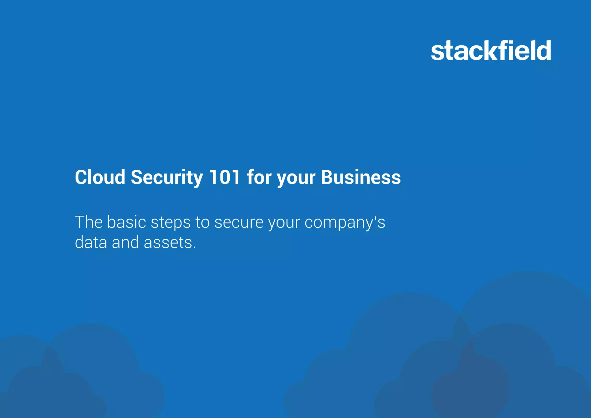 Stackfield Cloud Security 101 | PDF