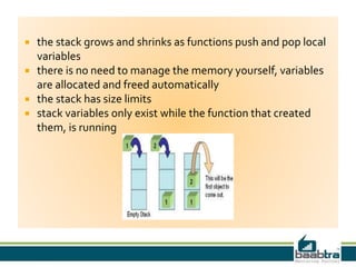 Stack & heap | PPT