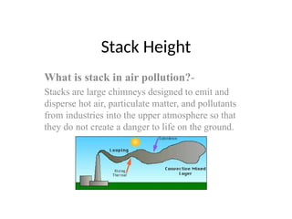 Stack height provision for industry-stacks | PPTX