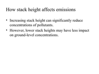 Stack height provision for industry-stacks | PPTX