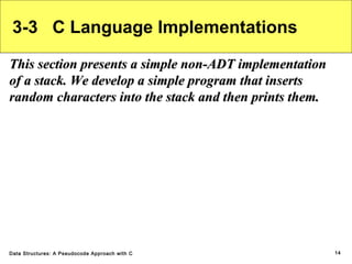 Stack implementation using c | PPT