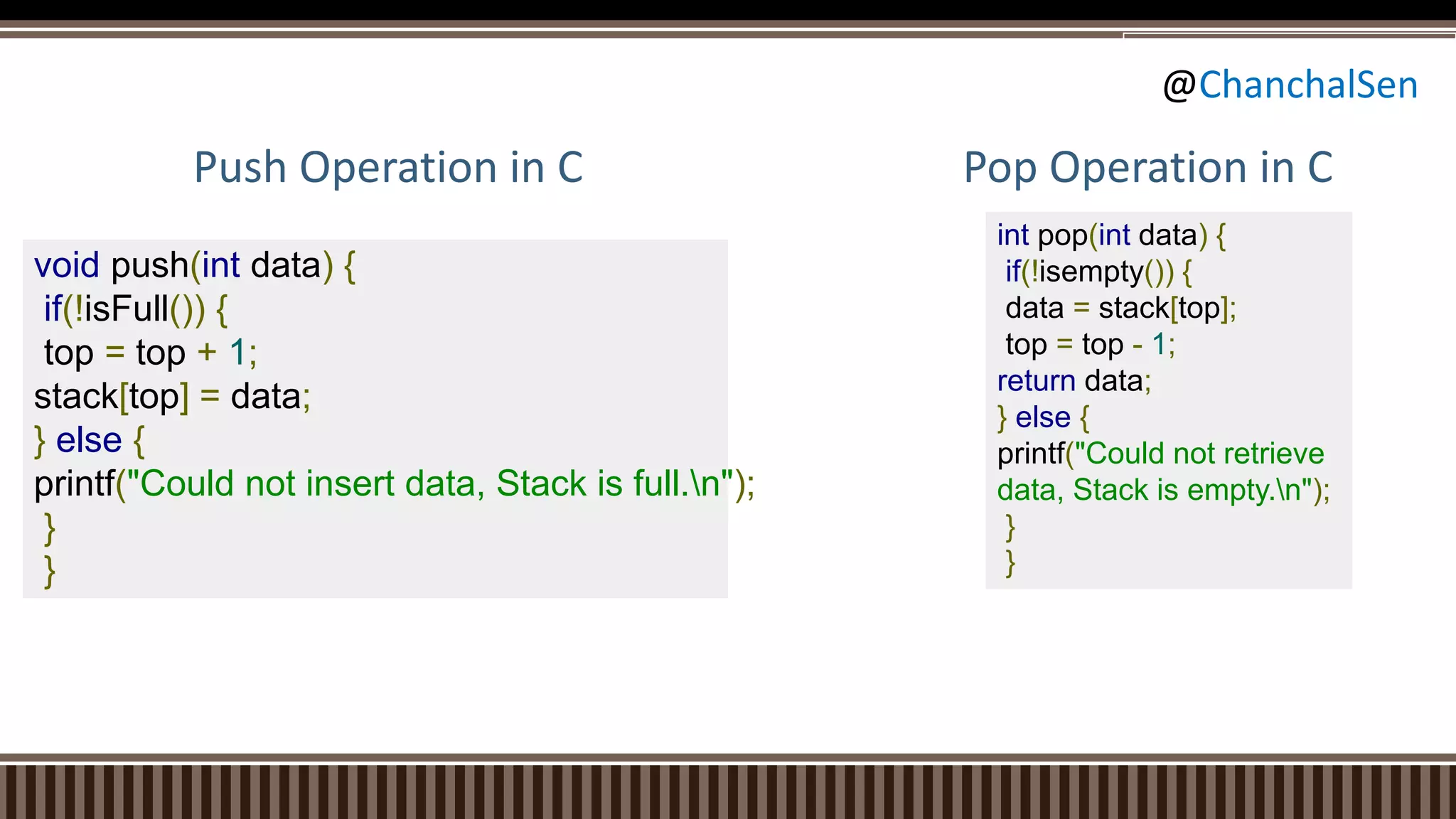 Stack In Data Structure Pptx