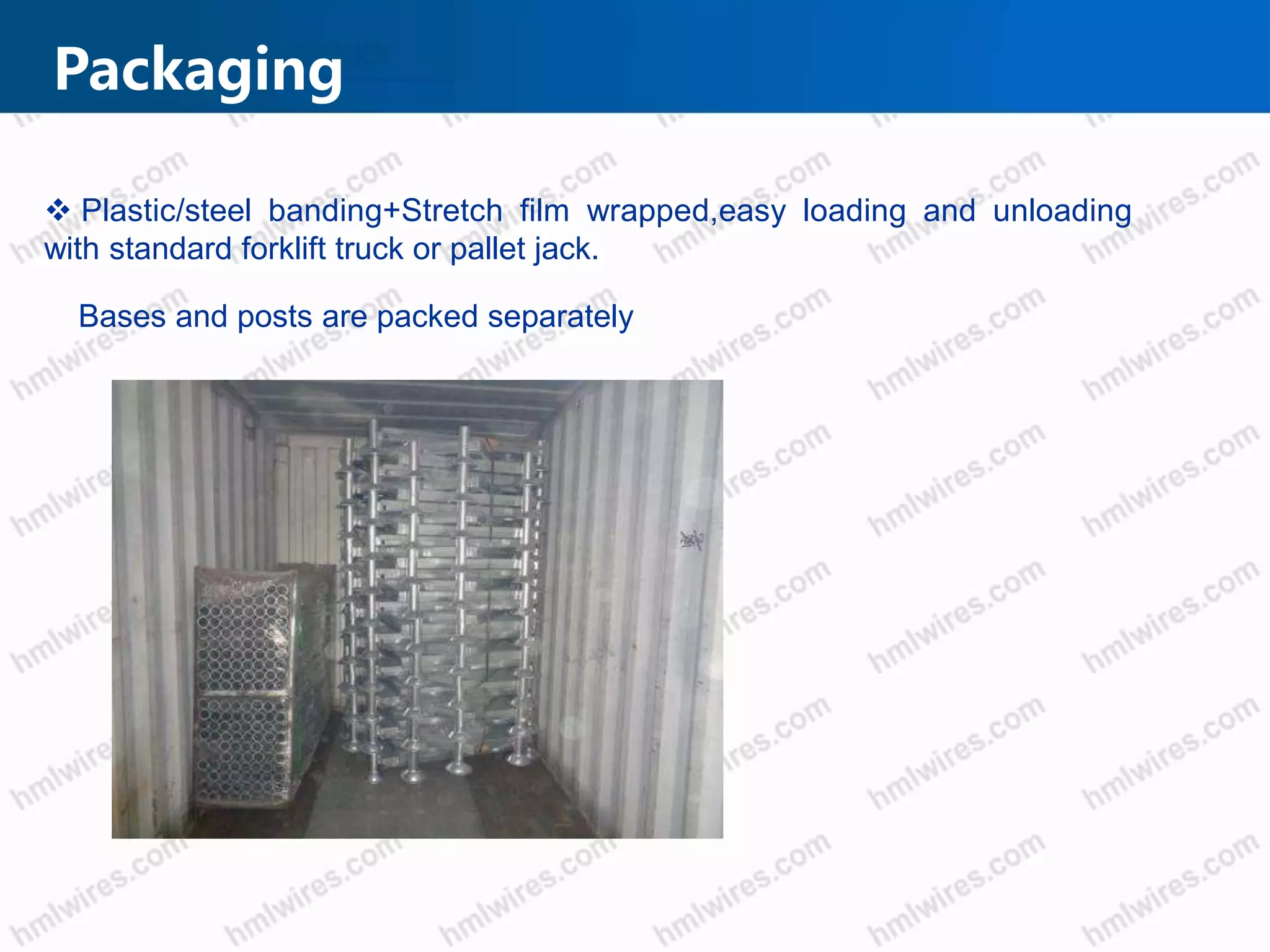 Stacking pallet rack HML-M1 | PPTX