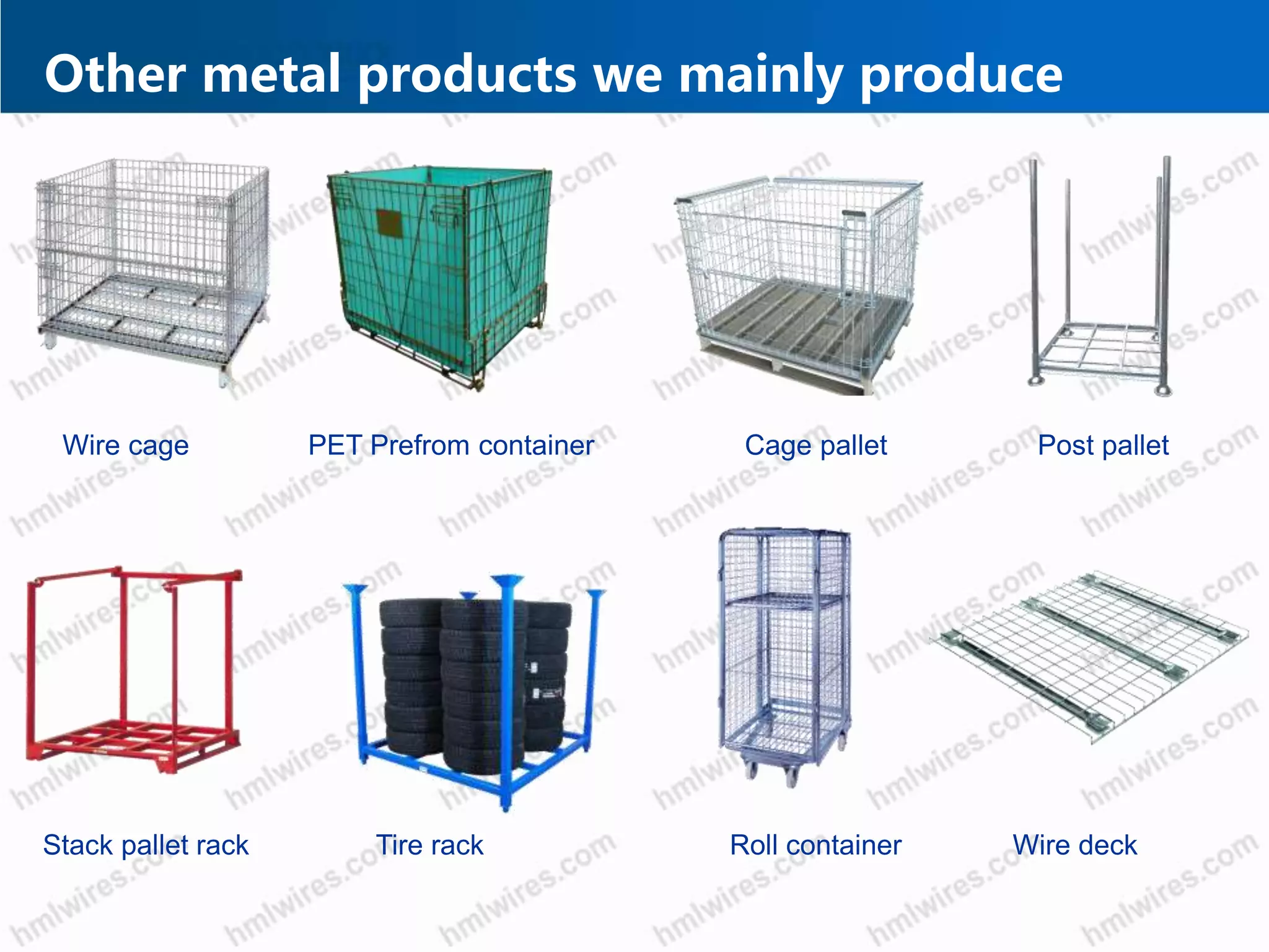Stacking pallet rack HML-M1 | PPTX