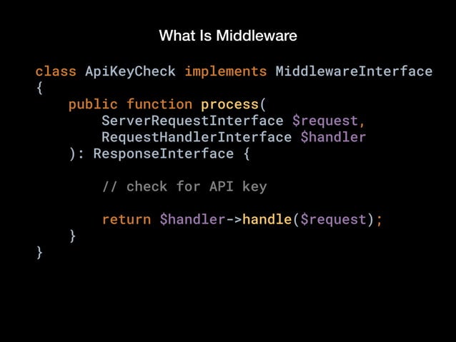 Stacking Up Middleware | PPT