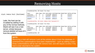 Stacki: Remove Commands | PPT