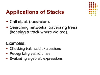 Stack linked list | PPT