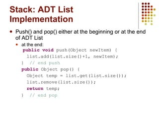Stack linked list | PPT