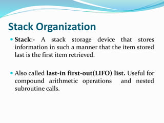 Stack organization | PPTX
