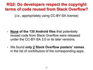 Stack overflow code_laundering | PPT