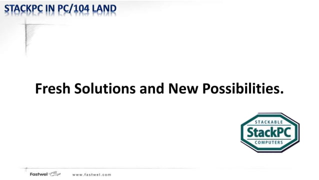 Stack PC in PC104 Land | PPT
