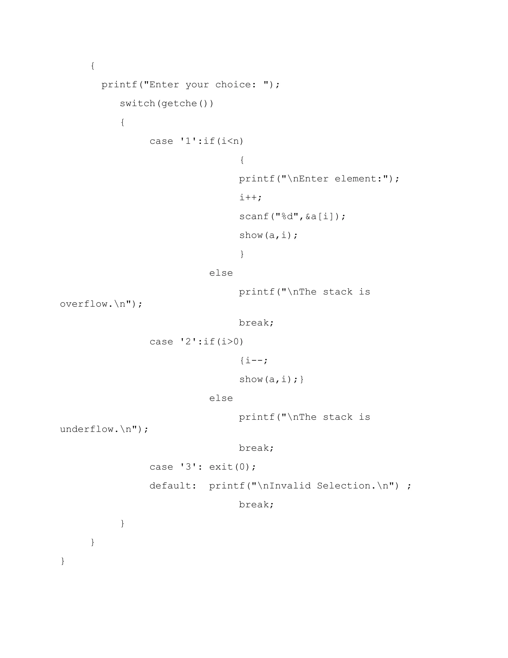 Stack push pop | PDF Stack push pop | PDF
