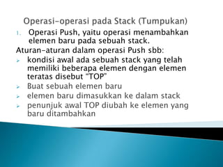 Stack & queue by stanly maarende | PPTX