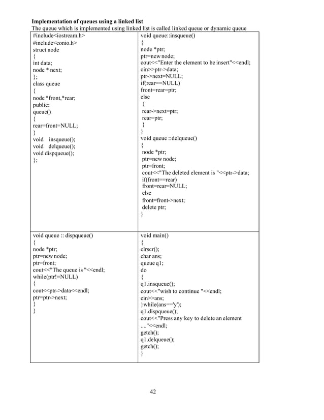 Stack Linked List And Queue Pptx Programming Languages Computing 7592
