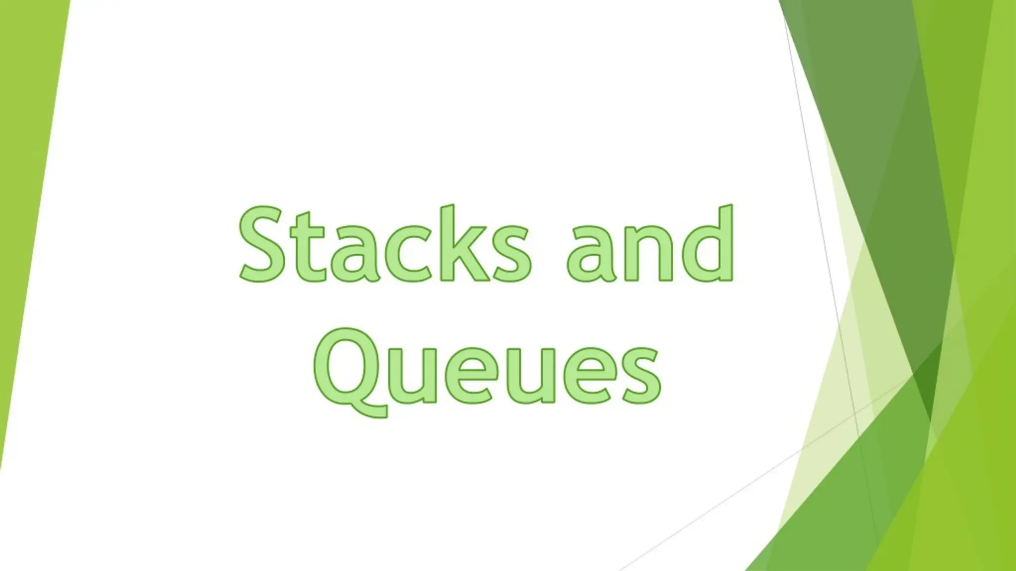 Stack Queue Presentation For Collage Hall Pptx