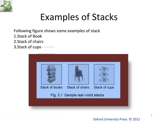 Stacks in algorithems & data structure | PPT